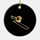 "Trombone Player" design gifts and products Ceramic Ornament | Zazzle.com