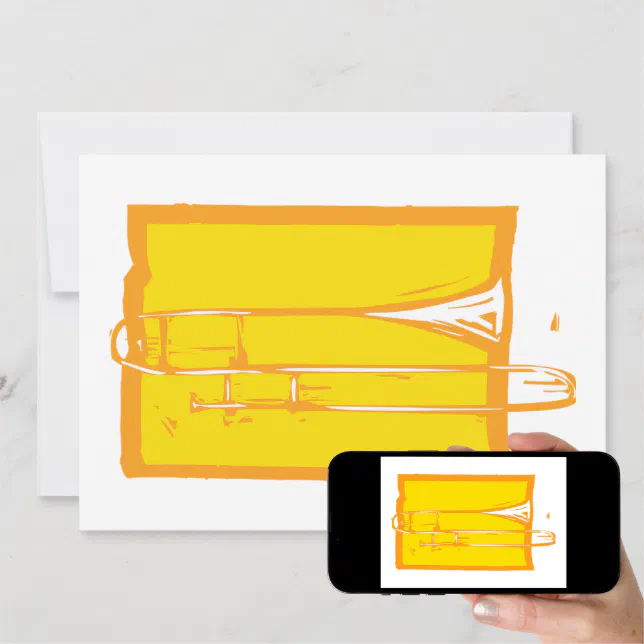 Trombone Invitations | Zazzle