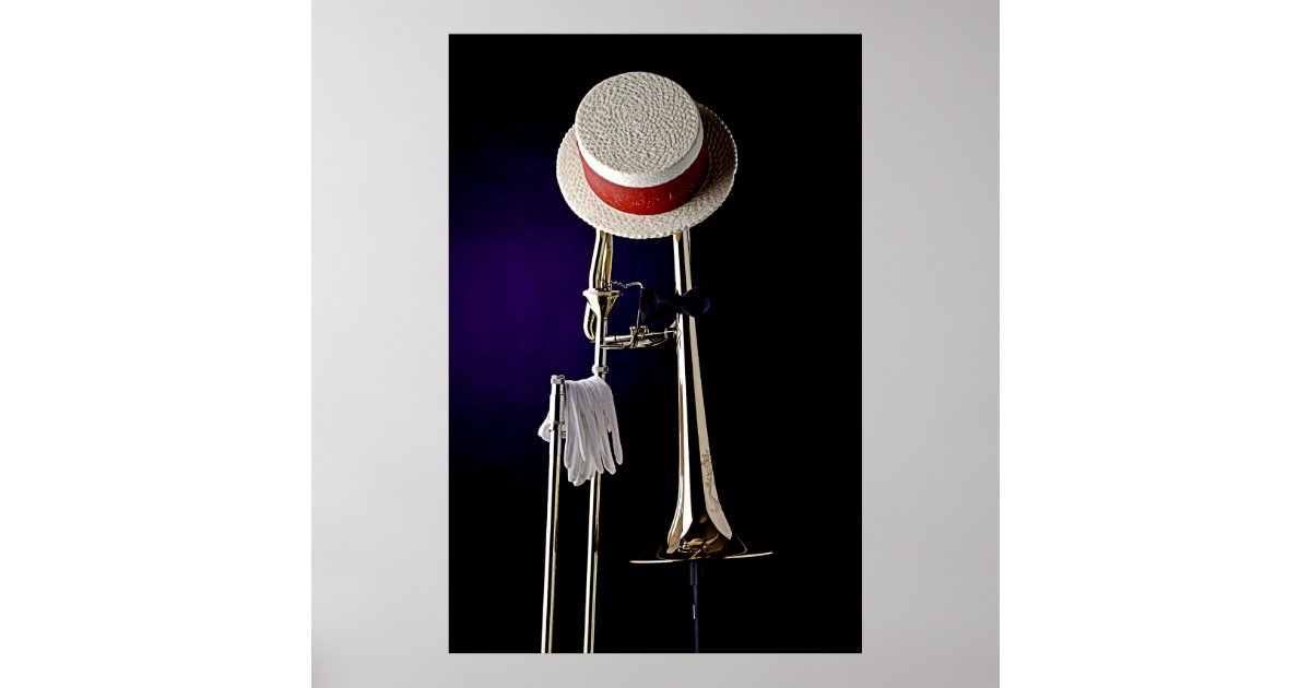 Trombone Jazz Poster | Zazzle