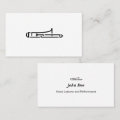 Trombone Logo - Business Card | Zazzle