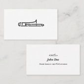 Trombone Logo - Business Card | Zazzle