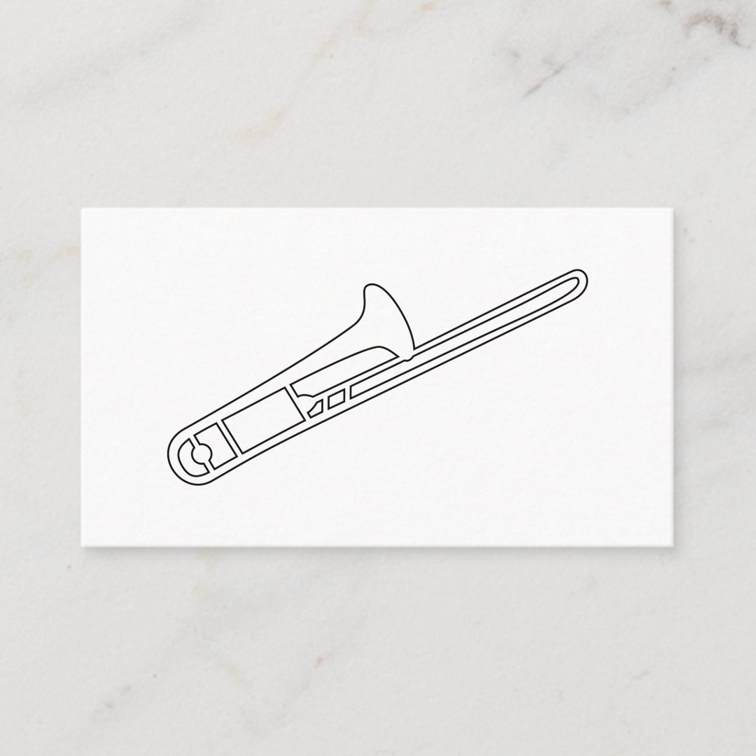 Trombone Logo - Business Card | Zazzle