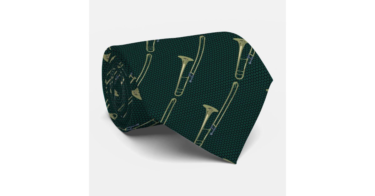 Trombone Neck Tie | Zazzle