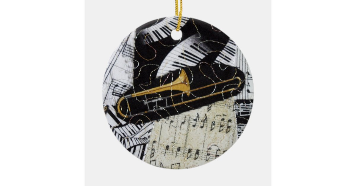 Trombone Ornament | Zazzle
