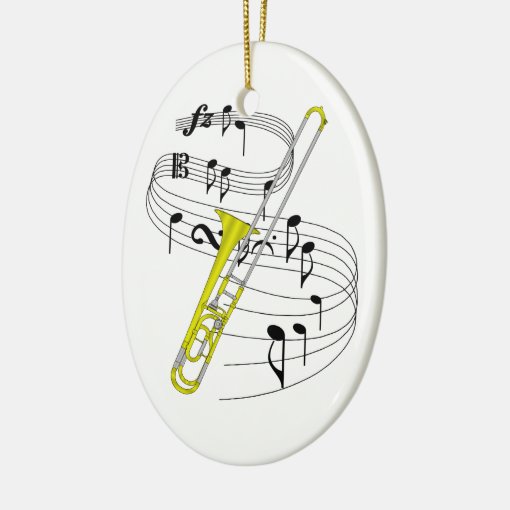 Trombone Ornament | Zazzle