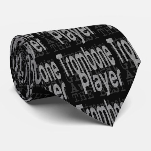 Trombone Player Extraordinaire Neck Tie | Zazzle