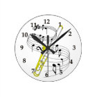 Trombone clock | Zazzle.com