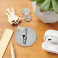 Trombone silhouette keychain | Zazzle