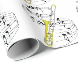 Trombone Wrapping Paper | Zazzle