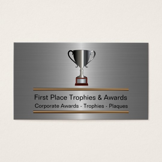 Trophy And Awards Business Cards | Zazzle.com