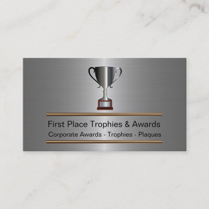 Trophy And Awards Business Cards | Zazzle.com