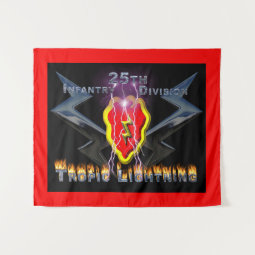 “Tropic Lightning” 25th Infantry Division Tapestry | Zazzle