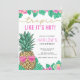 Tropic Like It's Hot Pineapple Tropical Birthday Invitation | Zazzle