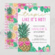 Tropic Like It's Hot Pineapple Tropical Birthday Invitation | Zazzle