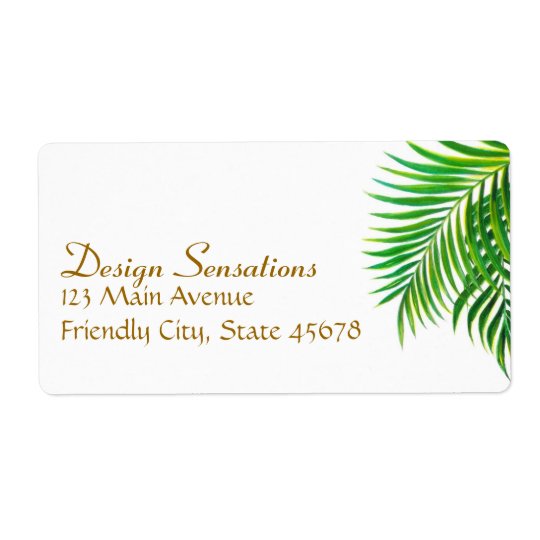 Tropical address label | Zazzle.com