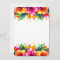 Tropical Aloha Graduation Pool Party Invitation | Zazzle