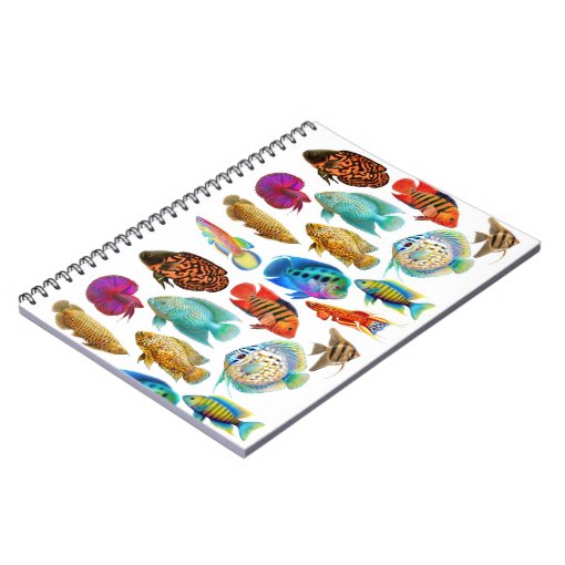 Tropical Aquarium Fish Notebook | Zazzle