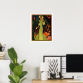 Tropical Art Deco Print by William P. Welsh 16x20 | Zazzle