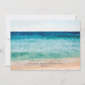 tropical beach be my page boy proposal card | Zazzle