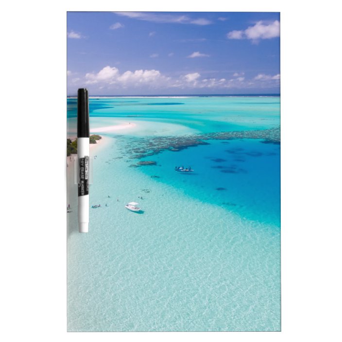 Tropical Beach Dry Erase Board | Zazzle.com