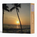 Tropical Beach Photo Album 3 Ring Binder | Zazzle
