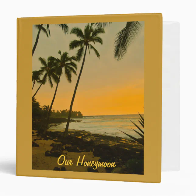 Tropical Beach Photo Album Binder | Zazzle