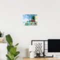 Tropical Beach Scene Poster | Zazzle