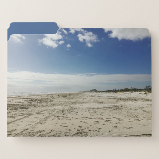 Tropical Beach Scenes Photography File Folder | Zazzle