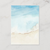 Tropical Beach Sea Ocean QR Code Details Wedding Enclosure Card | Zazzle