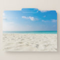 Tropical Beach Sea Sand Sky & Summer Day File Folder | Zazzle