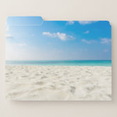 Tropical Beach Sea Sand Sky & Summer Day File Folder | Zazzle