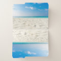 Tropical Beach Sea Sand Sky & Summer Day File Folder | Zazzle