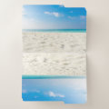 Tropical Beach Sea Sand Sky & Summer Day File Folder | Zazzle
