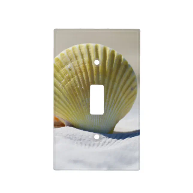 Tropical Beach Seashell Light Switch Cover | Zazzle