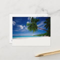 Tropical Beach | Seychelles Postcard | Zazzle