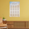 Tropical Beach Starfish Wedding Seating Chart | Zazzle