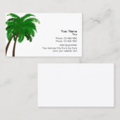 Tropical Beach Theme Business Card | Zazzle