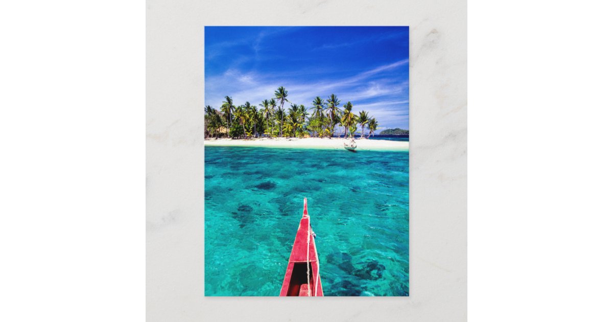 Tropical Beaches | El Nido, Philippines, Palawan Postcard | Zazzle