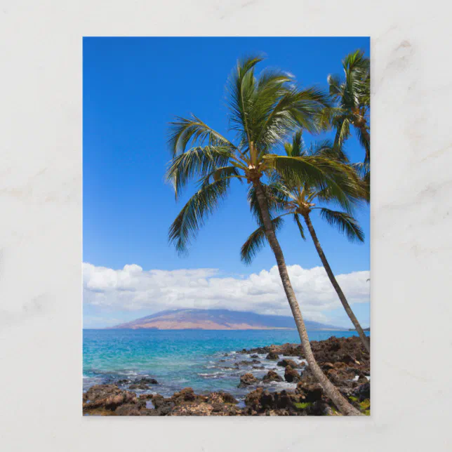 Tropical Beaches | Maui Hawaii Island Postcard | Zazzle