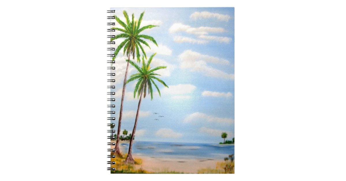 Tropical Blue Sky Notebook | Zazzle