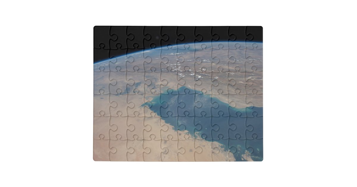 Tropical Blue Waters Of The Persian Gulf. Jigsaw Puzzle | Zazzle