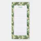 Tropical Botanical Pattern Magnetic Notepad | Zazzle
