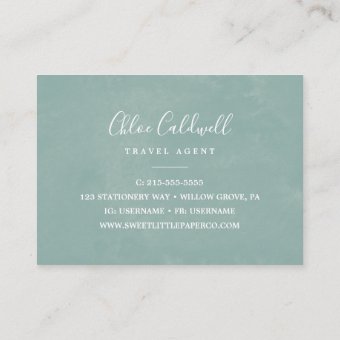 Tropical Breeze Business Card | Zazzle