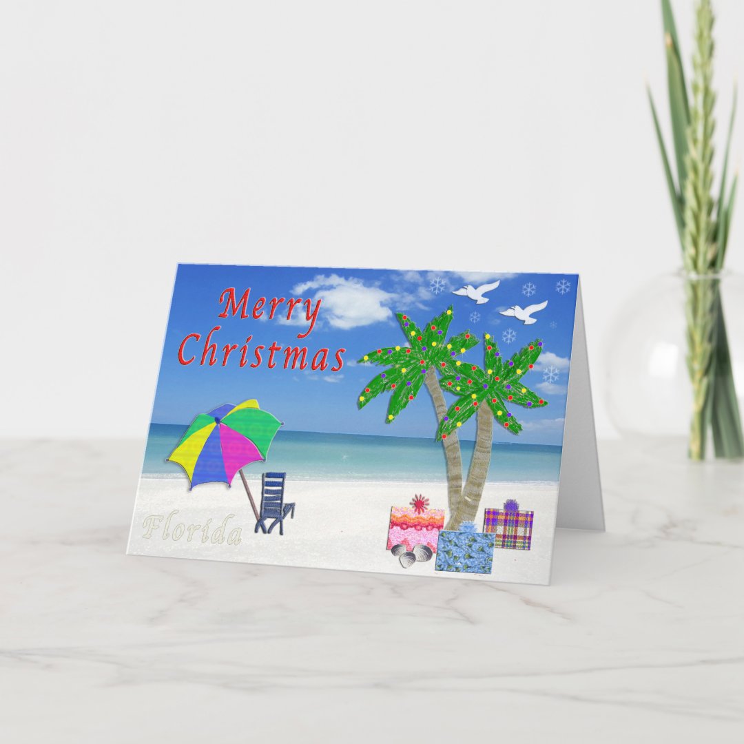 Tropical Christmas Cards from Florida | Zazzle