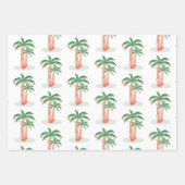 Tropical Christmas Palm Trees Wrapping Paper Sheets | Zazzle