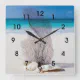 Tropical Coral Beach Wall Clock | Zazzle