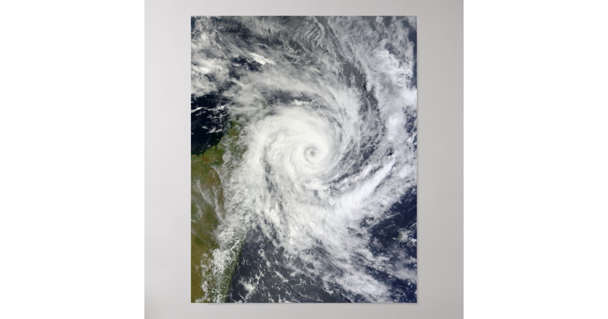 Tropical Cyclone Bingiza Poster | Zazzle