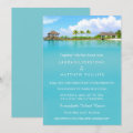 Tropical Destination Resort Beach Wedding Invitation | Zazzle