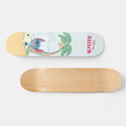 Tropical Disney's Lilo and Stitch Skateboard | Zazzle