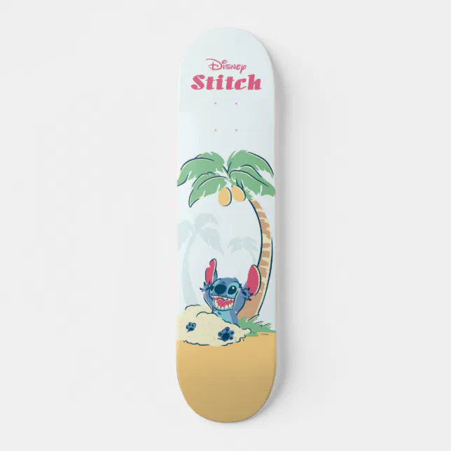Tropical Disney's Lilo and Stitch Skateboard | Zazzle